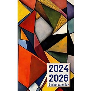 3 Year Pocket Calendar 2024-2026 For Purse: Appointment Calendar Purse Size 4 x 6.5 | 3 Years From january 2024 To December 2026 | Floral Cover | With ... , Birthdays | Contact List | Password Keeper.