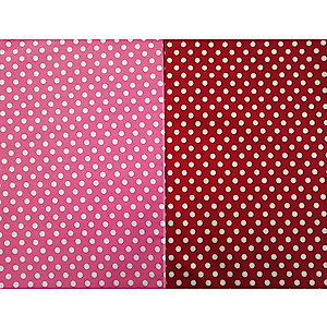 Fat Quarters Cotton Fabric Bundles 18" x 22" Quilting Fabric for Sewing,8 PCS Dots