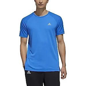 adidas Men's HEAT.RDY Colorblock Tee Glory Blue XX-Large