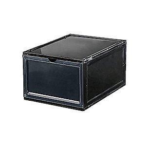 MFCHY Side Shoe Box Thickened Storage Display Cabinet Shoe Wall Sports Shoe Storage Box (Color : D, Size : 34 * 25 * 18cm)