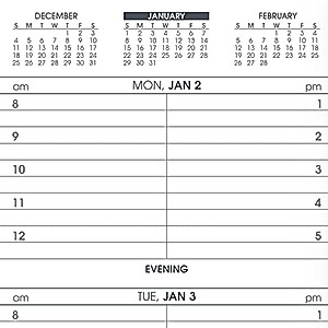 AT-A-GLANCE 2023 Weekly Planner Refill for 70-008, Hourly, 3-1/4" x 6-1/4" (7090410)