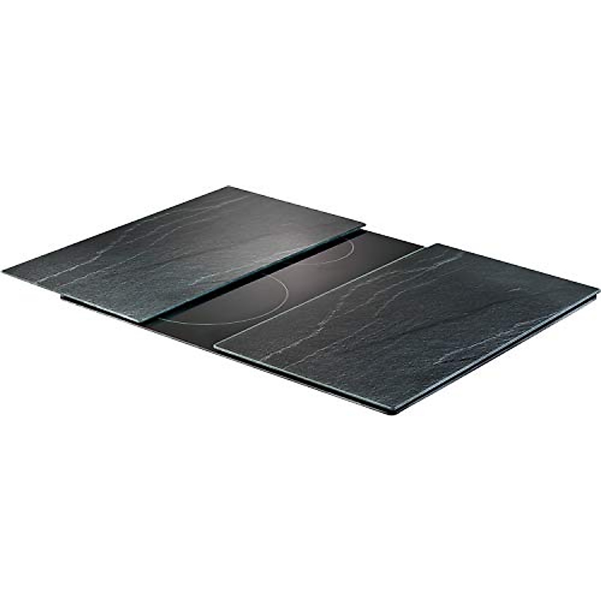Zeller" Slate Stove Cover/Cutting Plates, Anthracite, 30 x 30 x 52 cm