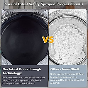 Haooair Electric Kettle, Speed-Boil Kettle with LED Indicator, 1.8L 1500W Wide Opening Hot Water Kettle, Auto Shut-Off & Boil-Dry Protection, Matte Black