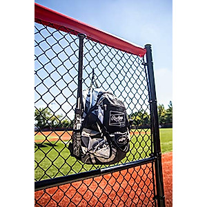 Rawlings | REMIX Baseball & Softball Equipment Bag | T-Ball / Rec / Travel | Backpack - Black