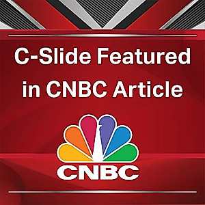 C-SLIDE 1.0 Webcam Cover Slide | Sliding Laptop Camera Blocker | 1.5” x 0.5” by 1.5mm Thin | Camera Blocker for Computers, Tablets, Echos, Chromebook & More | Make Security a Priority | Black