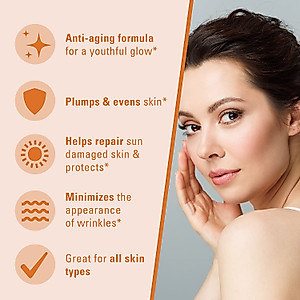 Vitamin C Face Serum - Anti Aging Dark Spot Remover and Vitamin C Serum | Hydrate with Vitamin C Serum for Face, Facial Serum Infused with Vitamin C Oil - Ultimate Serum for Face Care by M3 Naturals