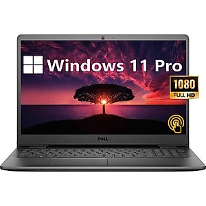 Dell Inspiron 3501 15.6''FHD Touchscreen Business Laptop, Intel Core i5-1135G7 Processor, Windows 11 Pro, 16GB RAM, 1TB HDD, Webcam, Wi-Fi, Bluetooth, HDMI, Black