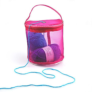 generic Small Size Knitting Yarn Storage Bag Portable Wool Holder Storage Basket Small Durability