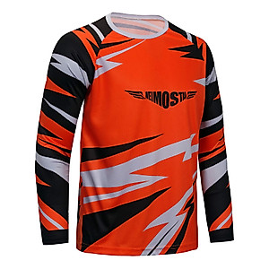 Men's Cycling Jersey MTB Downhill T-Shirt Long Sleeve Mountain Bike Motorcycle Outdoor Bicycle Clothes