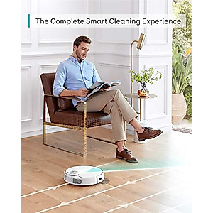 eufy by Anker, RoboVac L70 Hybrid, Robot Vacuum, iPath Laser Navigation, 2-in-1 Vacuum and Mop, Wi-Fi, Real-Time Mapping, 2200Pa Strong Suction, Quiet, for Hardwood Floor to Medium-Pile Carpets