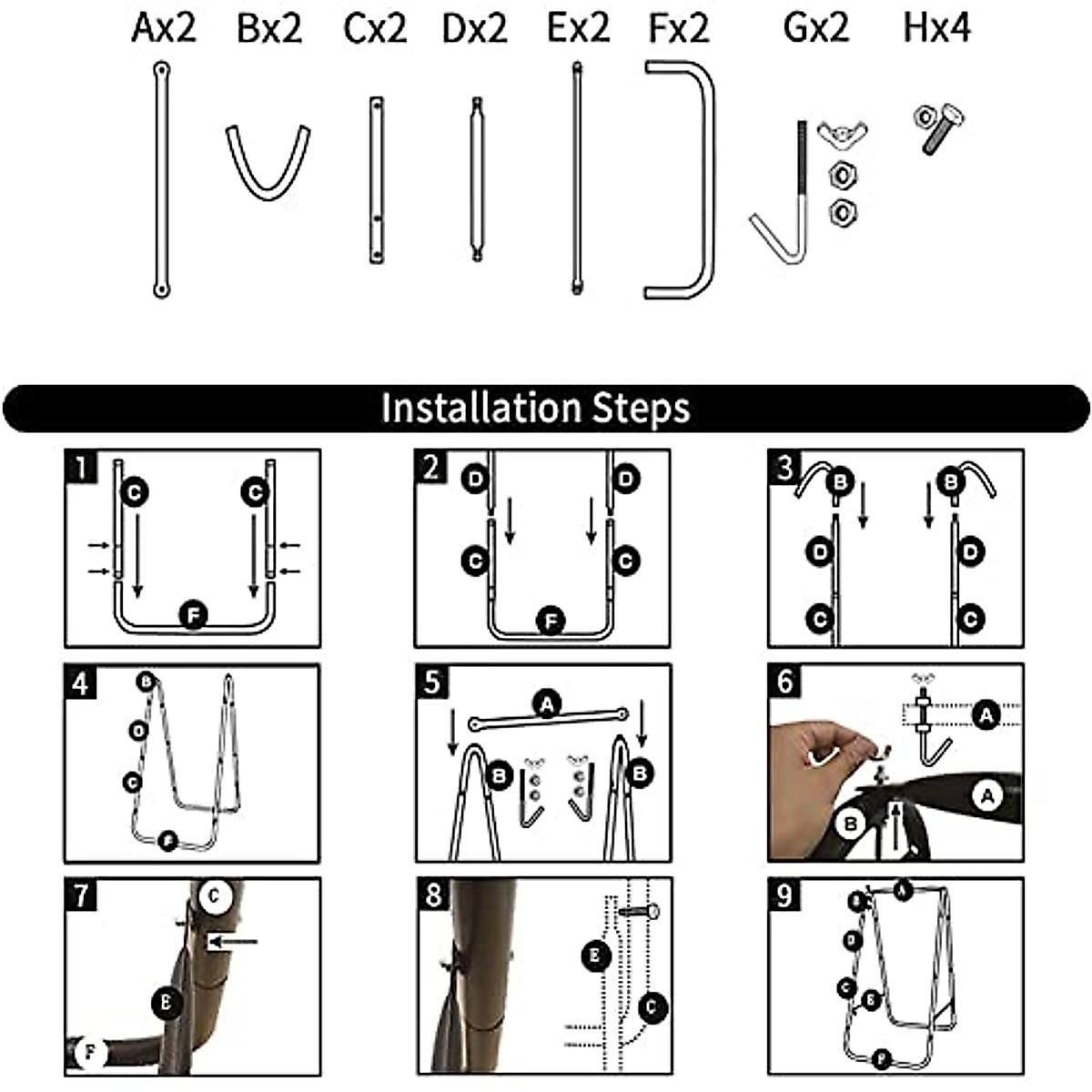 Hammock Chair with Stand,Hammock Chair Stand with Hanging Swing Chair Included,Weather Resistant Hammock Stand Max 450 Lbs,Saving Space Swing Stand for Indoor Outdoor Patio Yard(Green) Patented