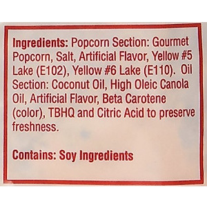 Gold Medal Products Co 24Ct Coconut Oil Kit 2838 Popcorn (10.6oz of kernels; pre-measured for 8oz kettles)