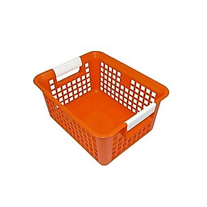Romanoff Products Book Basket, Orange