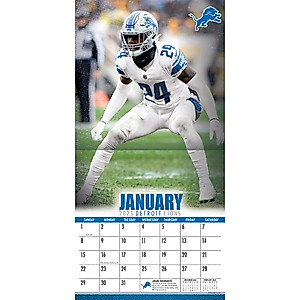 Detroit Lions 2023 12" x 12" Team Wall Calendar