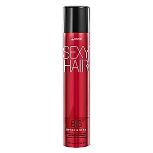 SexyHair Big Spray & Stay Intense Hold Hairspray, 9 Oz | Extreme Hold and Shine | Up to 72 Hour Humidity Resistance | All Hair Types