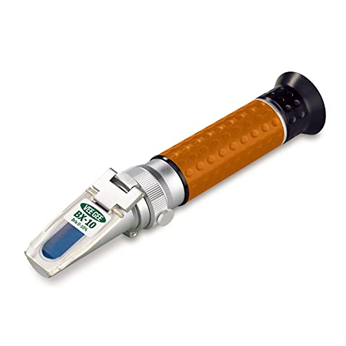 Vee Gee Scientific BX-10 Handheld Refractometer, with Brix Scale, 0-10%, +/-0.1% Accuracy, 0.10% Resolution