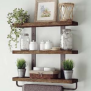 Barnyard Designs S/3 Ceramic Bathroom Canisters, Apothecary Jars with Lid, Qtip Holder Bathroom Set Cotton Ball Holder Jar for Bathroom Storage, Decorative Bathroom Jar with Lid, Spa Decor, 4x5, White