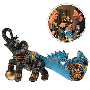 VORCOOL Wine Rack Ornament Rack Resin Individual Crafts