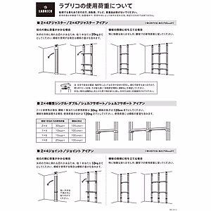 Heian Shindo LABRICO DIY Storage Parts 2 x 4 Adjusters