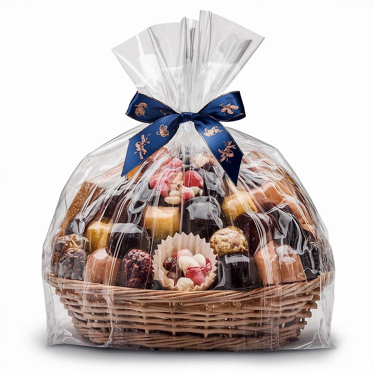 Shop4Mailers 24 x 30 Clear Cellophane Flat Gift Bags 1.2 mil (50 Pack)