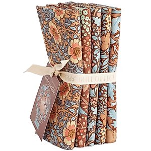 Tilda Hibernation Pecan Hazel 5 Fat Quarter Bundle by Tone Finnanger for Tilda Fabrics TIL300171
