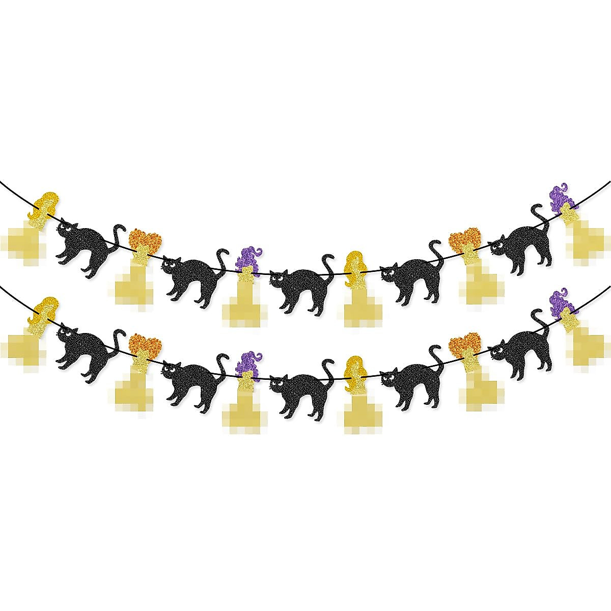 Hocus Pocus Bachelorette Party Banner Garland for Houcs Pocus Bachelorette Party Halloween Bachelorette Party Decorations