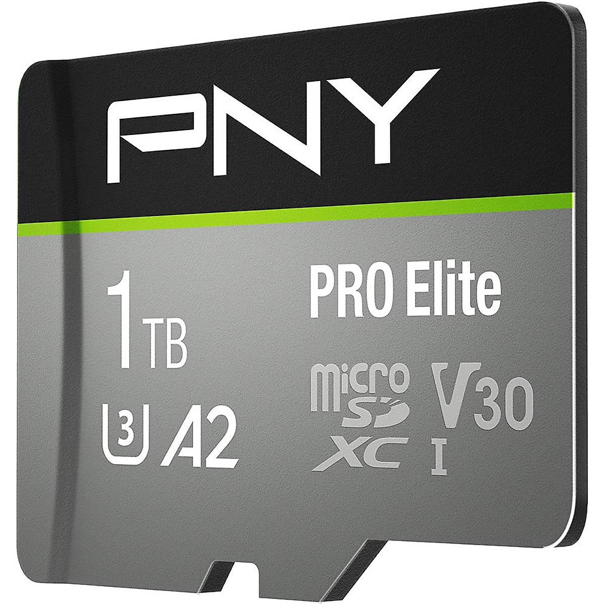 PNY 1TB PRO Elite microSDXC Memory Card - 100MB/s, UHS-I, 4K UHD, Full HD, A2, micro SD