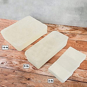 Primal Elements Aloe Soap Base - Moisturizing Melt and Pour Glycerin Soap Base for Crafting and Soap Making, Vegan, Cruelty Free, Easy to Cut - 2 Pound