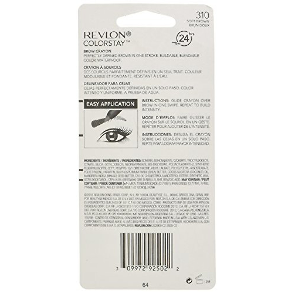 Revlon ColorStay Brow Crayon, Soft Brown