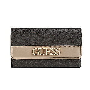 GUESS Factory Women's Brooker Logo Slim Clutch Wallet
