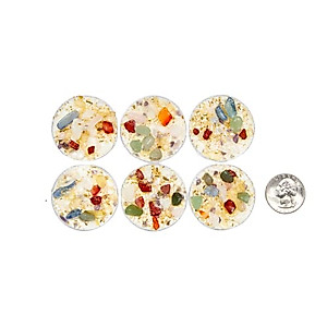 Happy Birthday Candle by New Moon Beginnings - Intention & Manifestation - Birthday Wish Candle - Crystal & Herb Candles - Aromatherapy Candles - Soy Candle (6 Pack tealights)