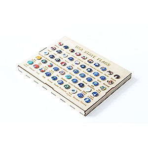 HYPERI 3D Wooden USA Map Wall Art, Large Wall Décor - US Travel Map with Push Pins - Housewarming Gifts New Home - Wall Art For Home & Kitchen or Office - Home Office Decor (50 US Flags Pins)