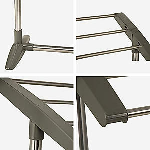 OCEANPAX Pool Towel Rack Outdoor 4 Bar Standing Towel Drying Rack for Pool Area Outside