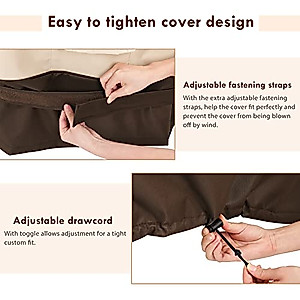 KylinLucky Patio Furniture Covers Waterproof for Chairs, Lawn Outdoor Chair Covers Fits up to 32 W x 37 D x36 H inches 2 Pack