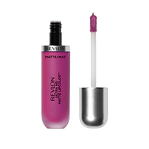 Ultra HD Matte Lipcolor, Velvety Matte Liquid Lipstick, 650 Spark, 0.16 oz