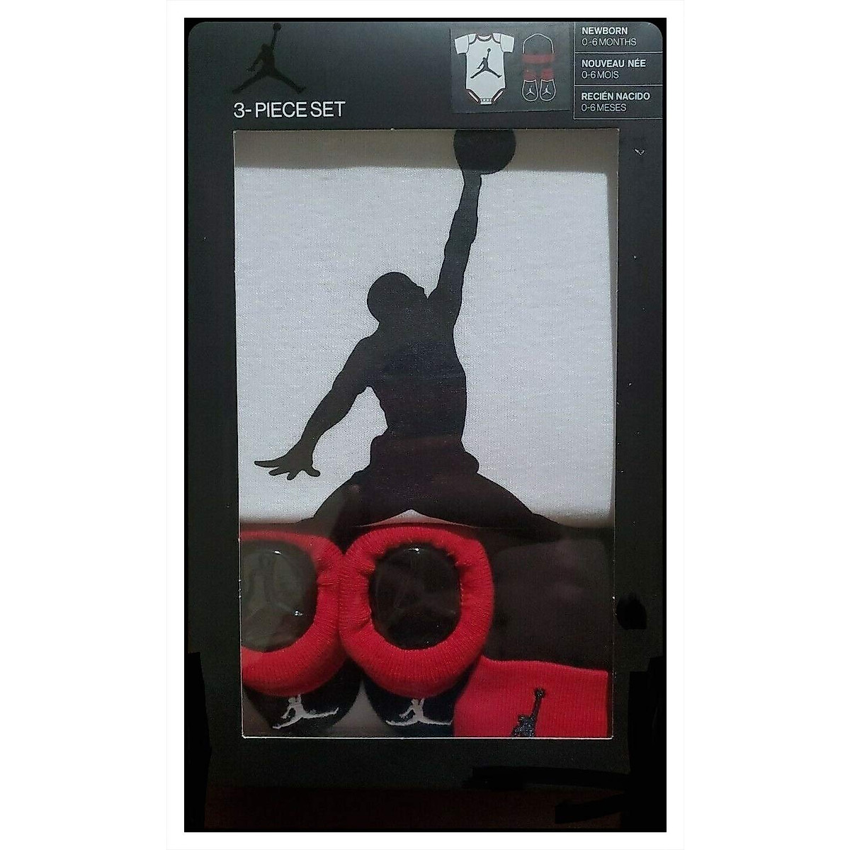 Nike Air Jordan Baby 3 Piece Set - 0/6 Months - White