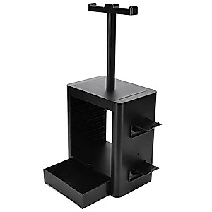 Storage Tower Rack, Firm Structure Multifunction Game Disk Bracket with Handle for for PS5 for SwitchPro