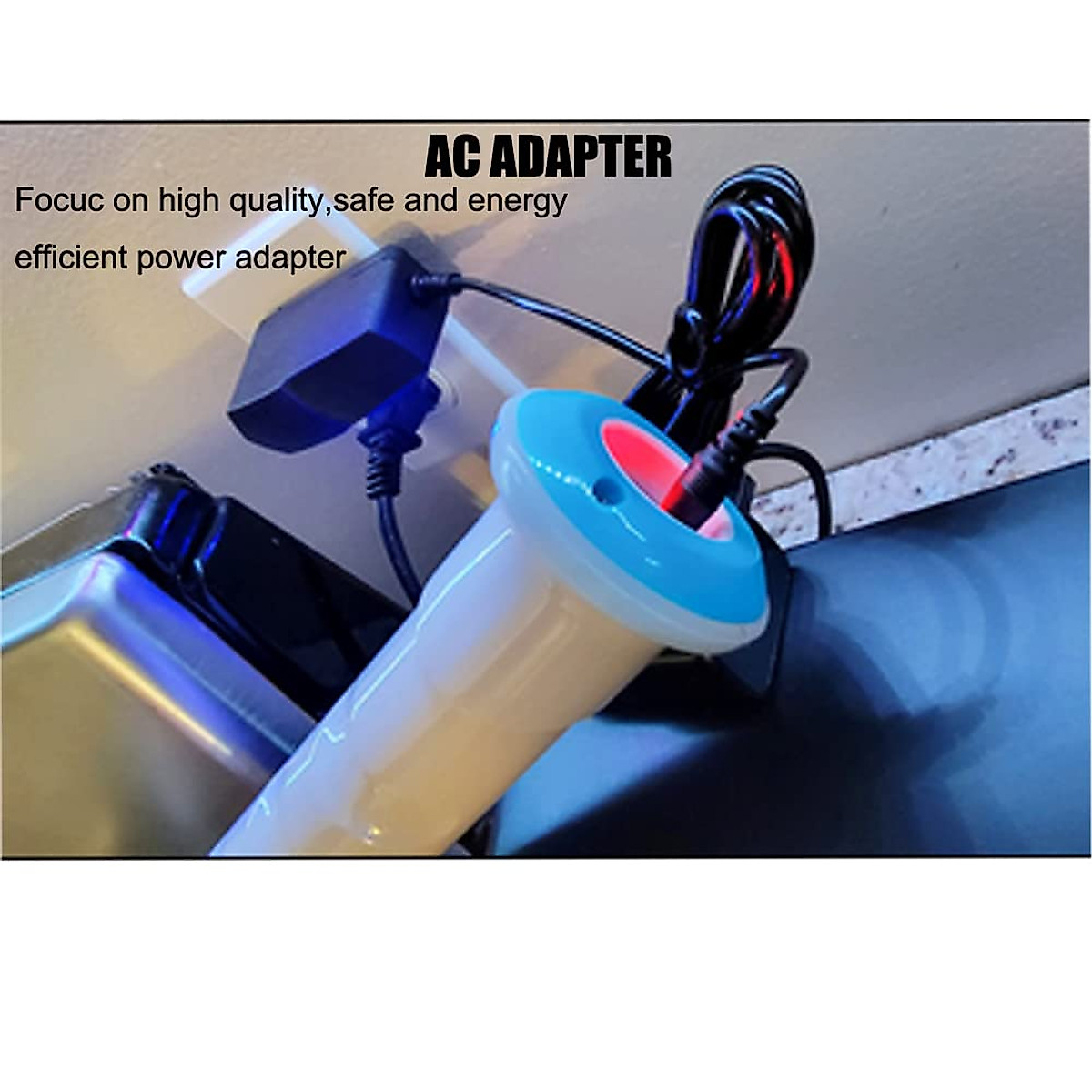 AC/DC Adapter for Hurricane Spin Scrubber Brush HSS1 HSSI JF-DY085030,Hurricane SpinScrubber Brush Rechargeable Turbo Scrubber TeleBrands Corp