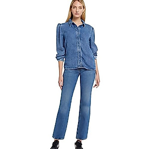 7 For All Mankind Women's Logan Stovepipe Straight Leg Jeans in Explorer