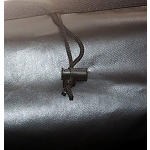 Homesicker Fire Pit Cover Square (31”L x 31”W x 24”H, Black)