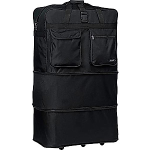 New 30'' Light-weight Expandable Wheeled Bag for Travel Holds 50 Lbs