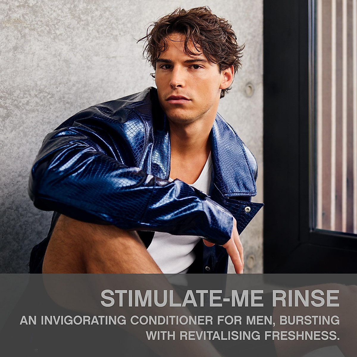 KEVIN.MURPHY STIMULATE-ME.RINSE - Thicker, Fuller Hair for Men - For All Hair Types - Deep Nourish Hair Conditioner - Hydrating & Hair Shine Conditioner - 250 mL / 8.4 fl oz