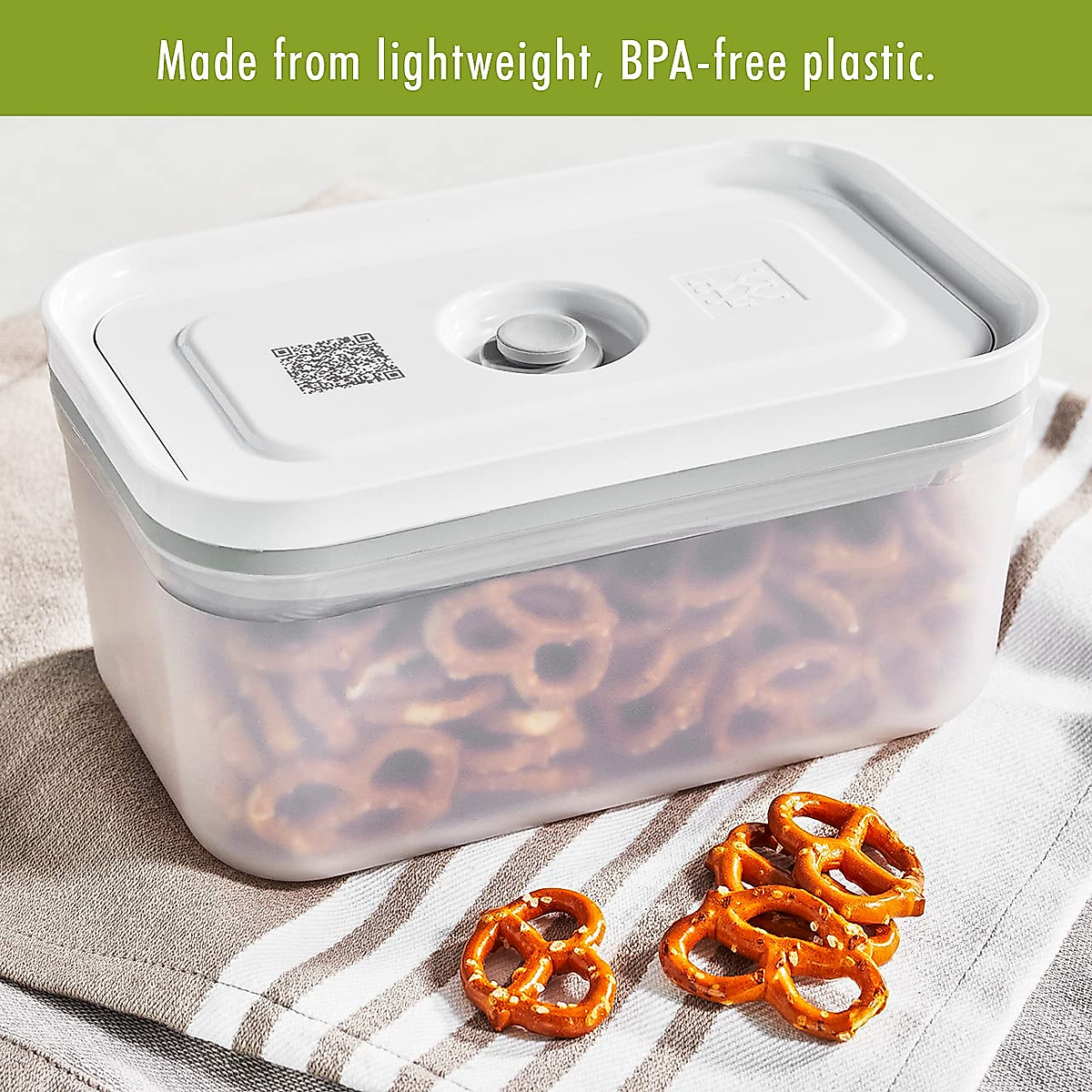 ZWILLING Fresh & Save 3-pc Assorted Sizes Food Storage Container, Meal Prep Container, BPA-Free