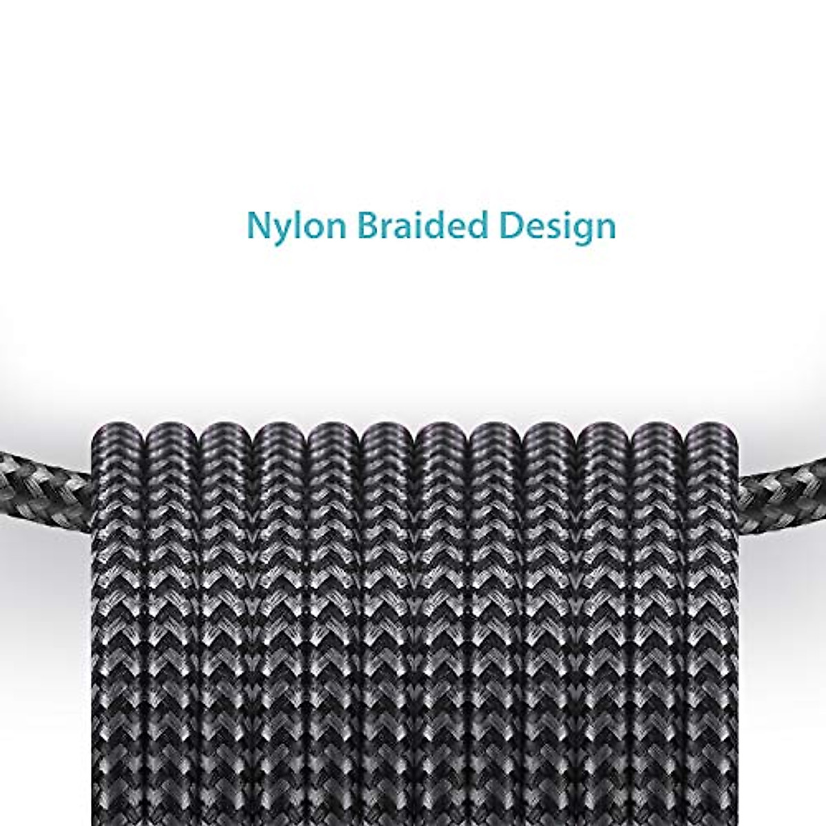 Micro USB Cable Android Charger - Syncwire [2-Pack 6.5 ft] Super-Durable Nylon-Braided Fast Sync & Charging Cord for Samsung, HTC, Nexus, LG, Xbox One, PS4, Smartphones & More