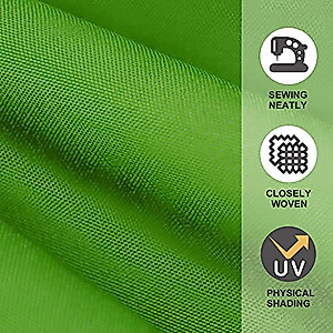 EliteShade USA Sunumbrella 9ft Replacement Covers 8 Ribs Market Patio Umbrella Canopy Cover (CANOPY ONLY)(Macaw Green)