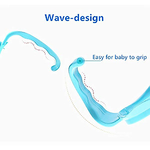 Bottle Handles Grips Compatible with Pigeon 2nd Generation Silicone Coating Nursing Bottle, Pack of 2, Color may be vary (Not for Pigeon 3rd Bottle)