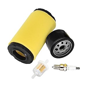 Firmusparts Air Filter 793569 793685 GY21055 MIU11511 Oil Filter 696854 695396 492932S 492932 Compatible with Intek 20-21 Gross HP Compatible with John Deere LA125 LA115 D100 E110 Lawn Mower Tractor