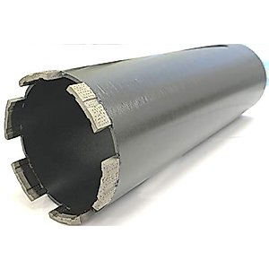 ALSKAR DIAMOND APDB 3 inch Dry Drill Core Bits with Diamond Aligned Segment for Brick Concrete Masonry 5/8"-11 Threaded (3")
