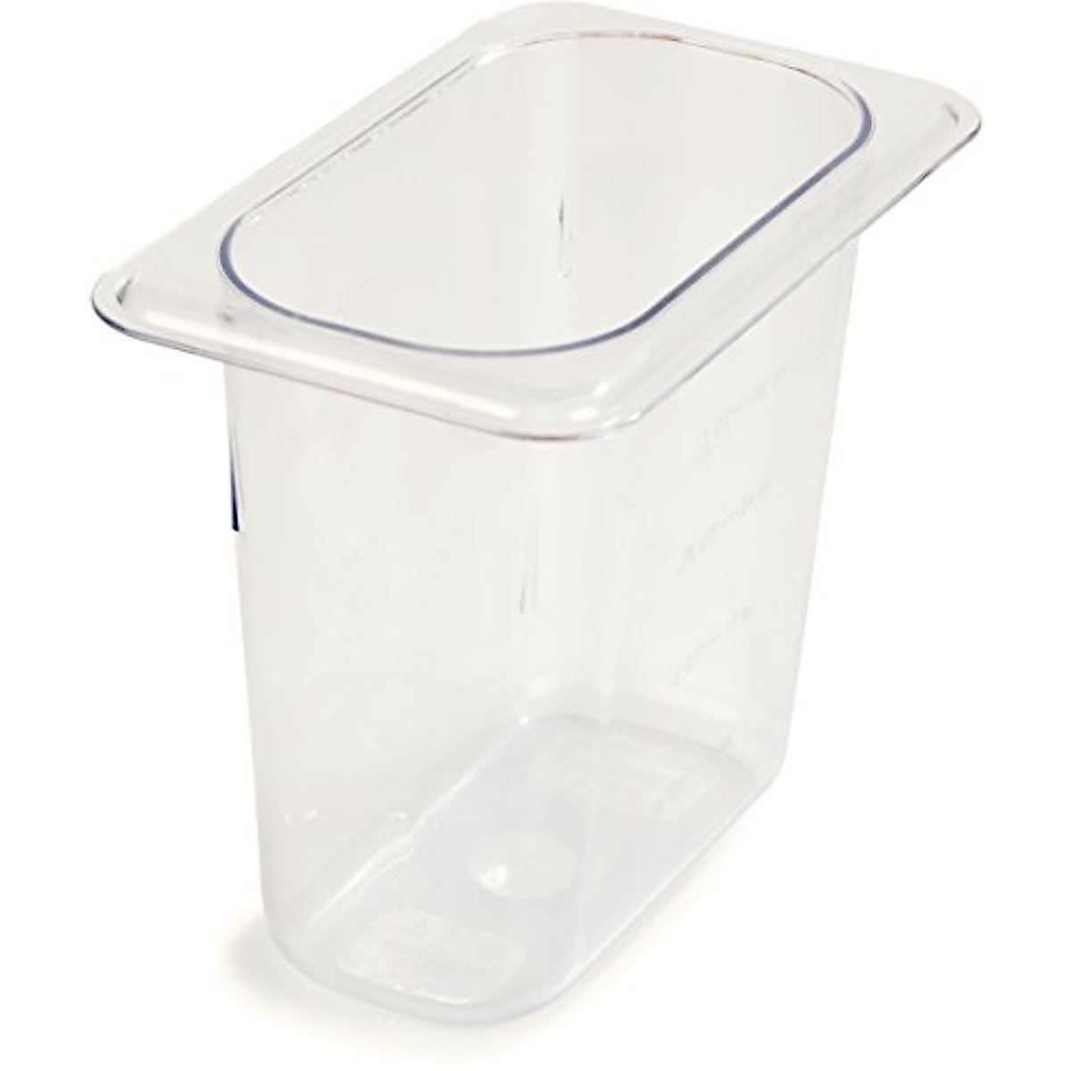 Carlisle FoodService Products 3068807 Plastic Food Pan, 1/9 Size, 6 Inches Deep, Clear