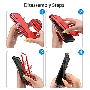 Sansunto for iPhone 11 Case Green, Silicone Durable Protective Cover Case, Shockproof Heavy Duty Full Body Hybrid Bumper Case, Drop Protection Defender for iPhone 11 for Women & Men(Green)